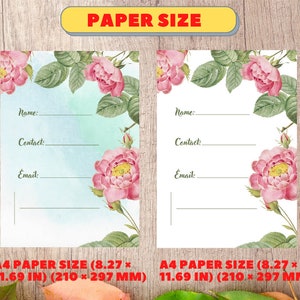 Printable Log Planner Printable Log Book Password Organizer Password ...