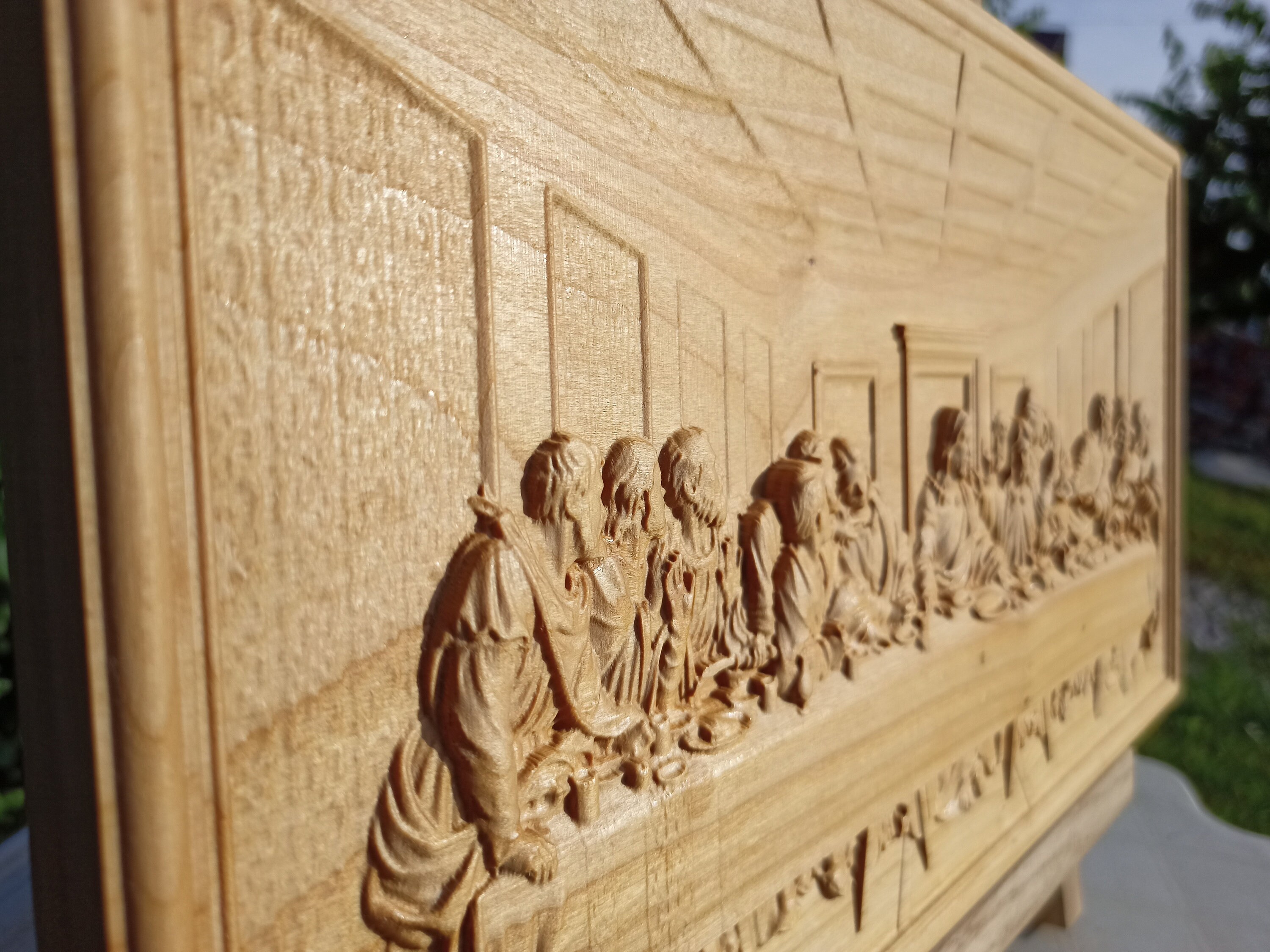 Last Supper Wood Carving smaller - Etsy