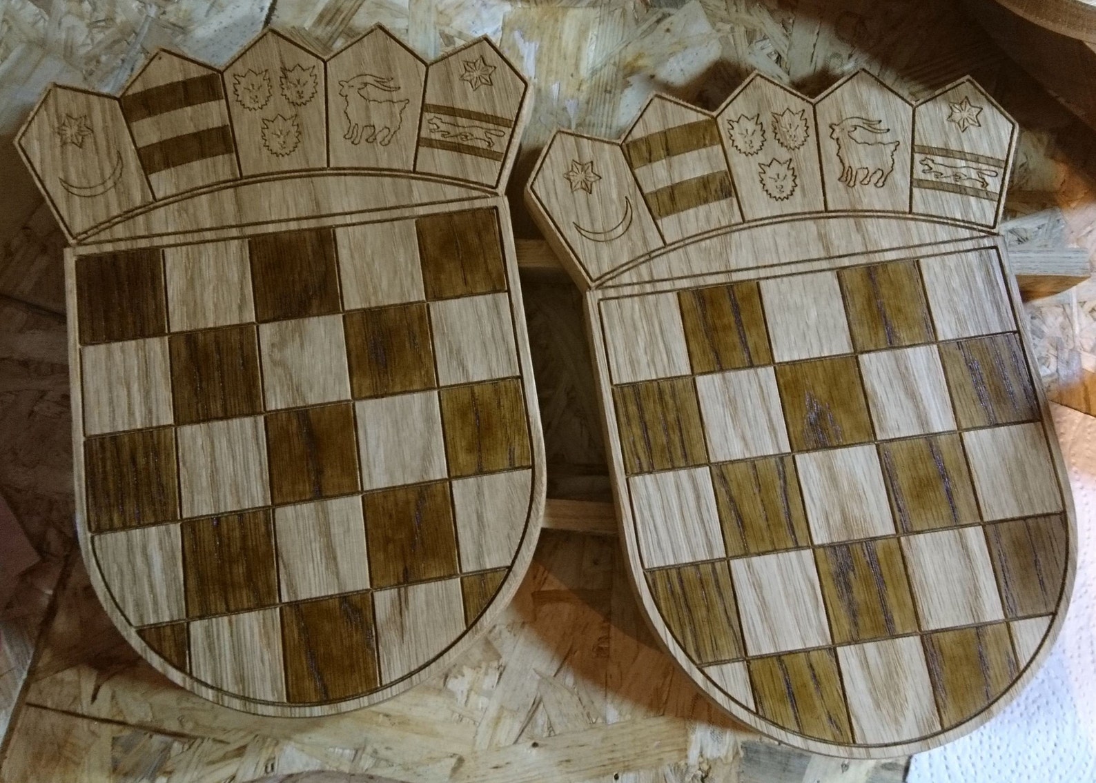 Croatian Coat of Arms, Hrvatski Grb, Oak - Etsy
