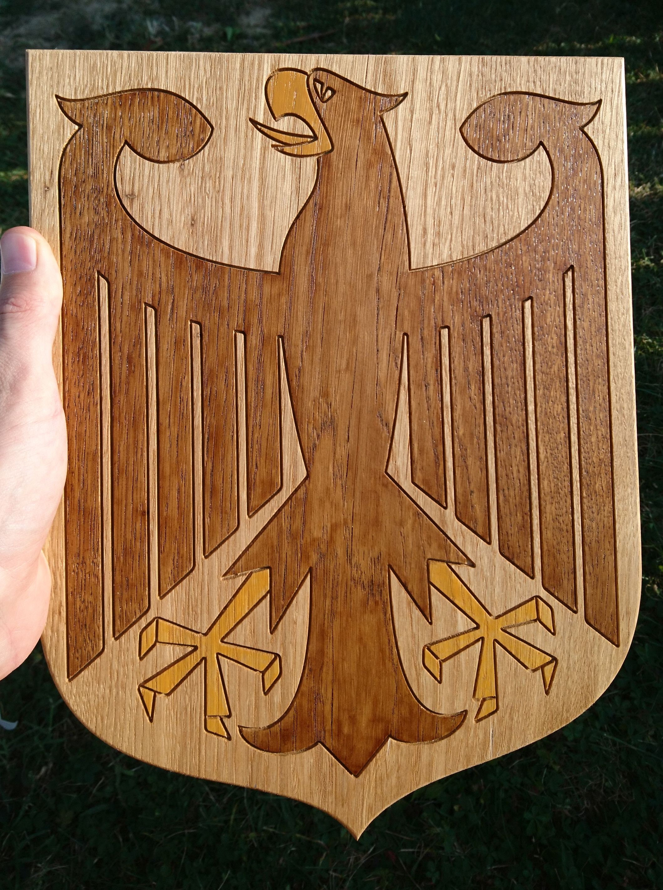 Coat of Arms of Germany, Bundesadler, Oak - Etsy