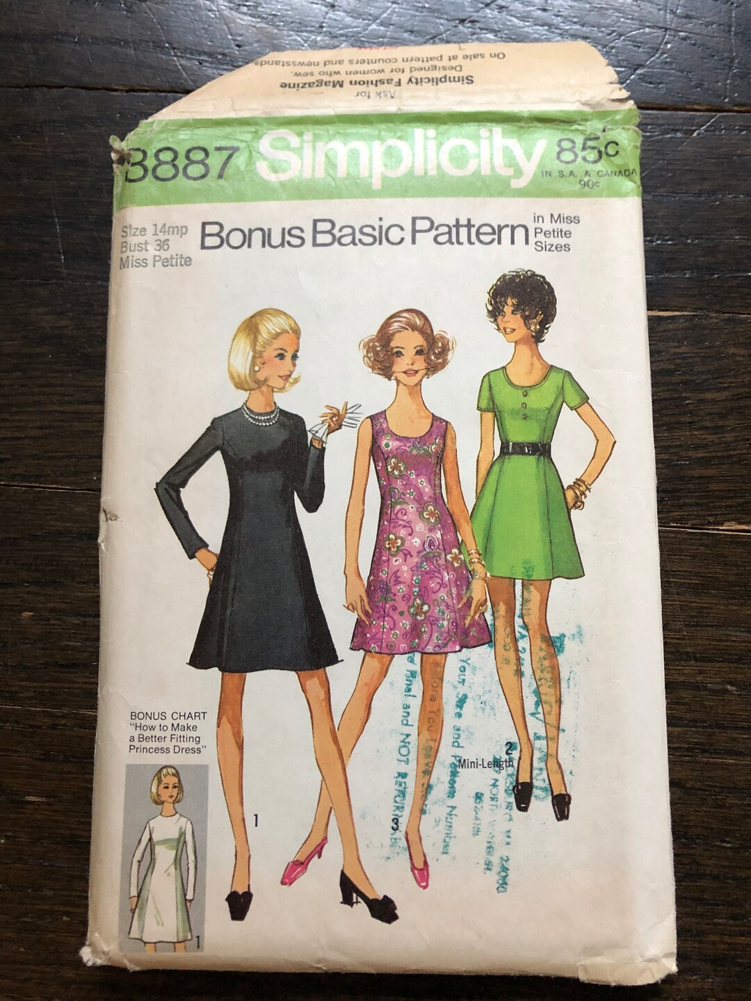 Simplicity Pattern 8887 - Etsy