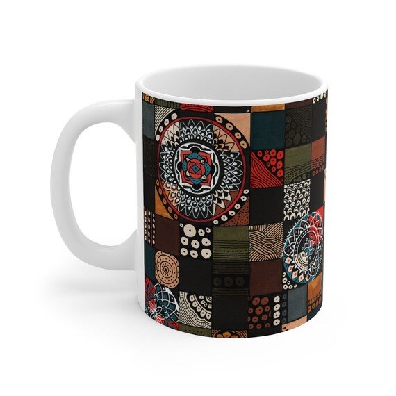Artistic coffee Mug 11oz Colorful designer coffee mug All | Etsy