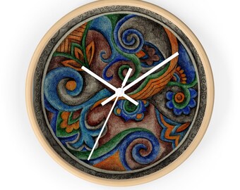 Unique Wall Clock - Etsy