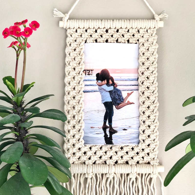 Macrame Frame - Etsy