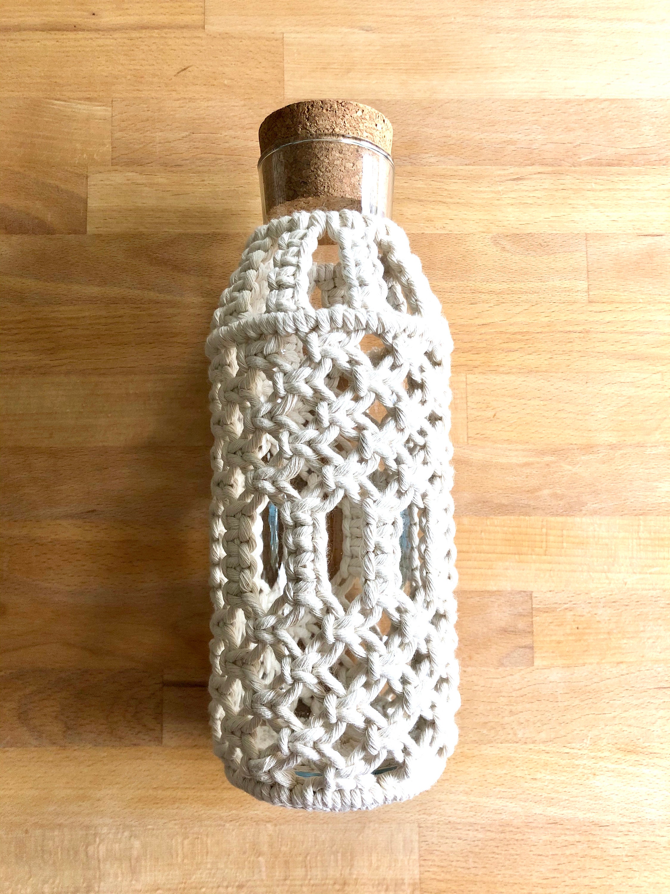 Macrame carafe Macrame decanter Macrame bottle Macrame | Etsy