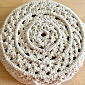 Macrame Basket (large) | Macrame Bowl | Boho Inspired Home Decor ...