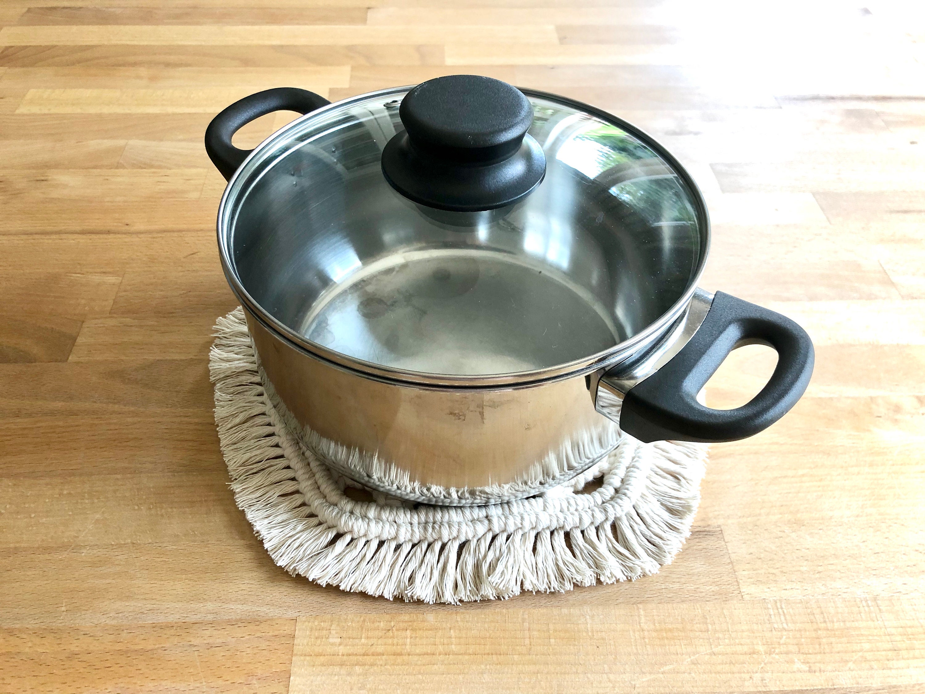 Macrame doily Macrame trivet Macrame placemat Boho | Etsy