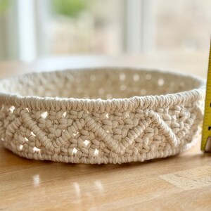 Macrame Basket (large) | Macrame Bowl | Boho Inspired Home Decor ...
