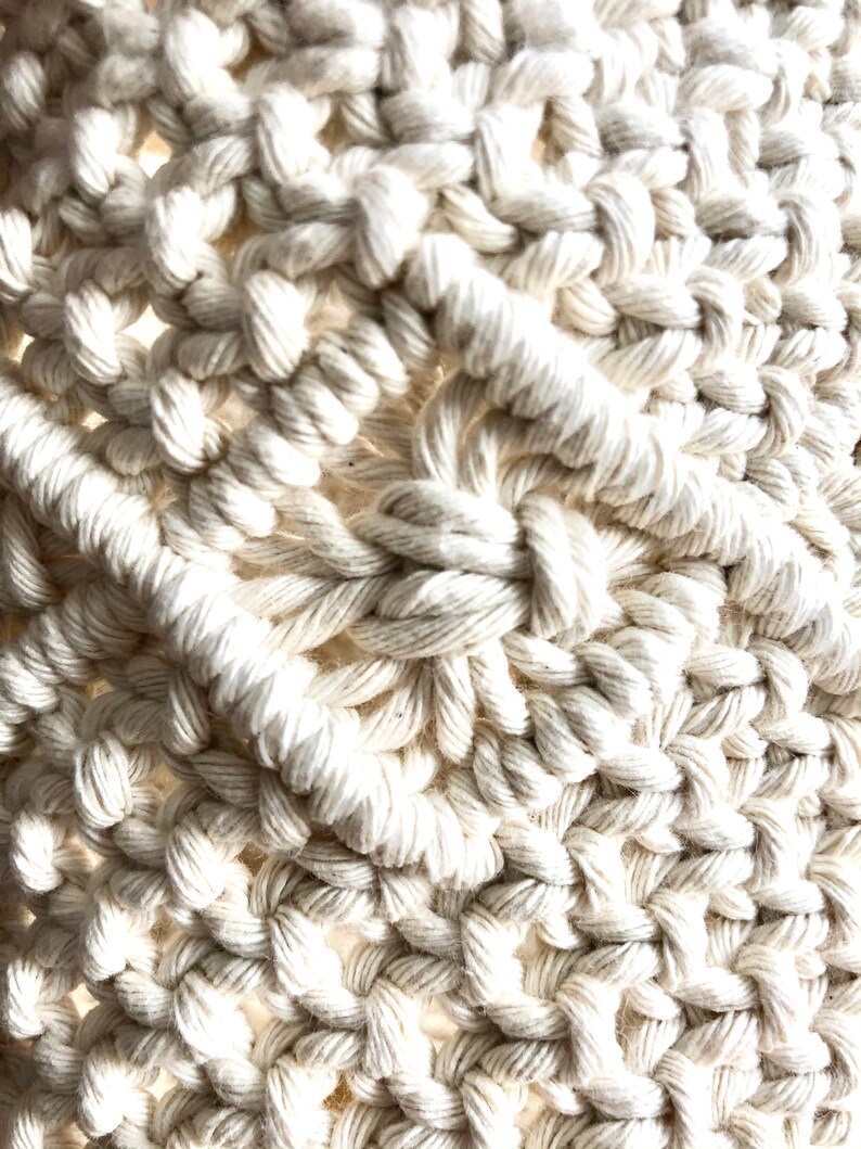 Macrame Basket Macrame Plant Pot Cozy Boho Inspired Home | Etsy