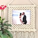 Macrame Photo Frame 4 X 6 Landscape Frame Boho Inspired Home Decor ...
