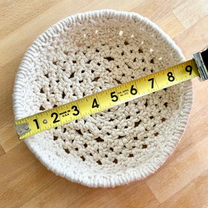 Macrame Basket (large) | Macrame Bowl | Boho Inspired Home Decor ...