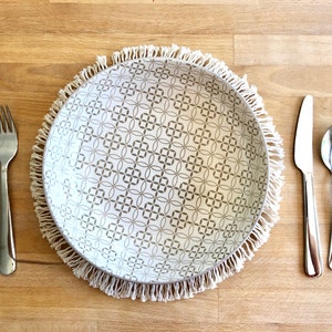 Macrame Doily Macrame Trivet Macrame Placemat Boho Inspired Table Decor ...