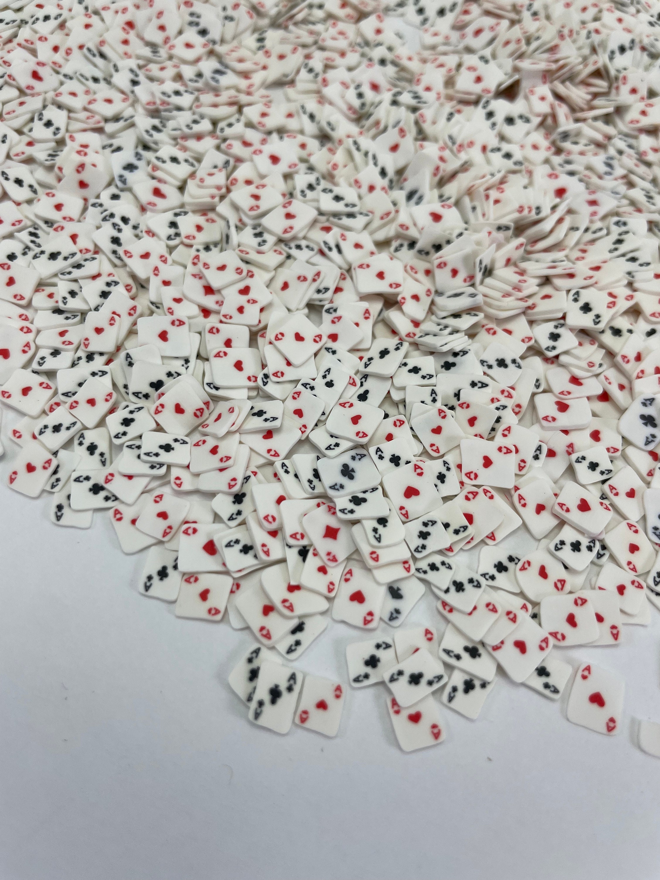 5g/10g/20g Mixed Play Cards Polymer Clay Slices Fimo Cards | Etsy