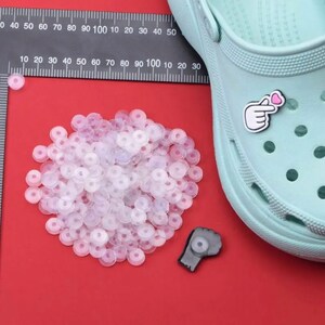 DIY CROCS Charm Transparent Back Buttons Make Your Own Shoe Fast ...