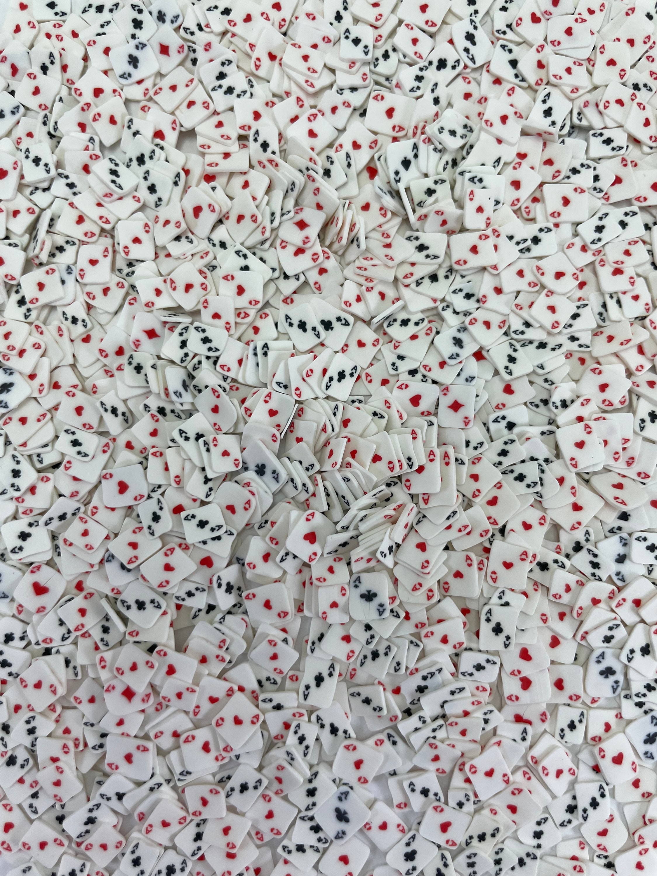 5g/10g/20g Mixed Play Cards Polymer Clay Slices Fimo Cards | Etsy