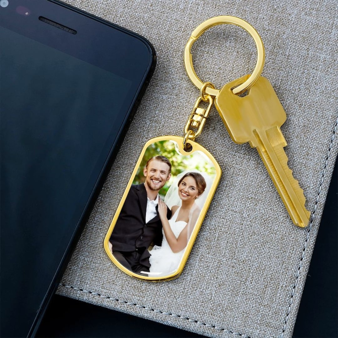 Photo Keychain Personalized, Custom Photo Keychain, Photo Keychain ...