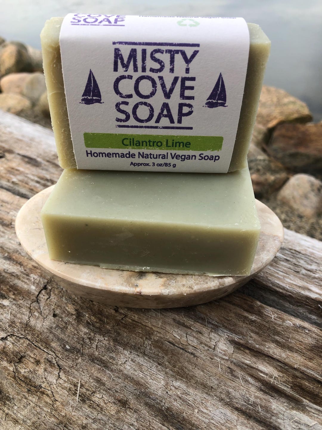 Cilantro Lime Natural Soap, Green Clay Soap, Cold Process Bar Soap ...