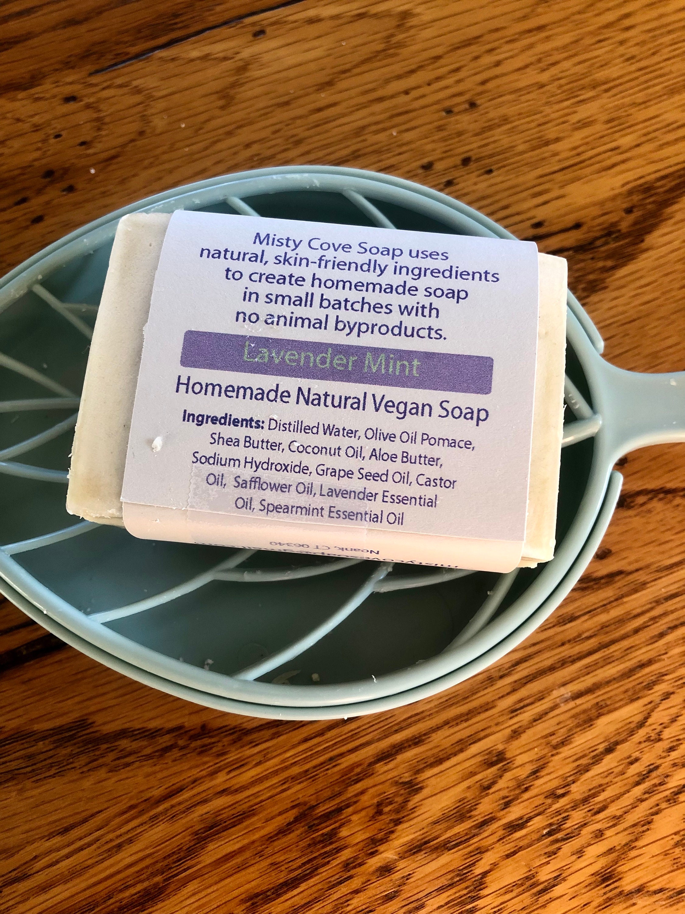 Lavender Spearmint Soap, Natural Vegan Body Bar, Vegan Soap With ...