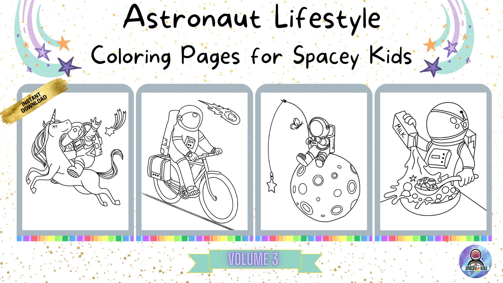 20 Cute Astronaut Space Coloring Sheets Pages for Kids | for Kids ...