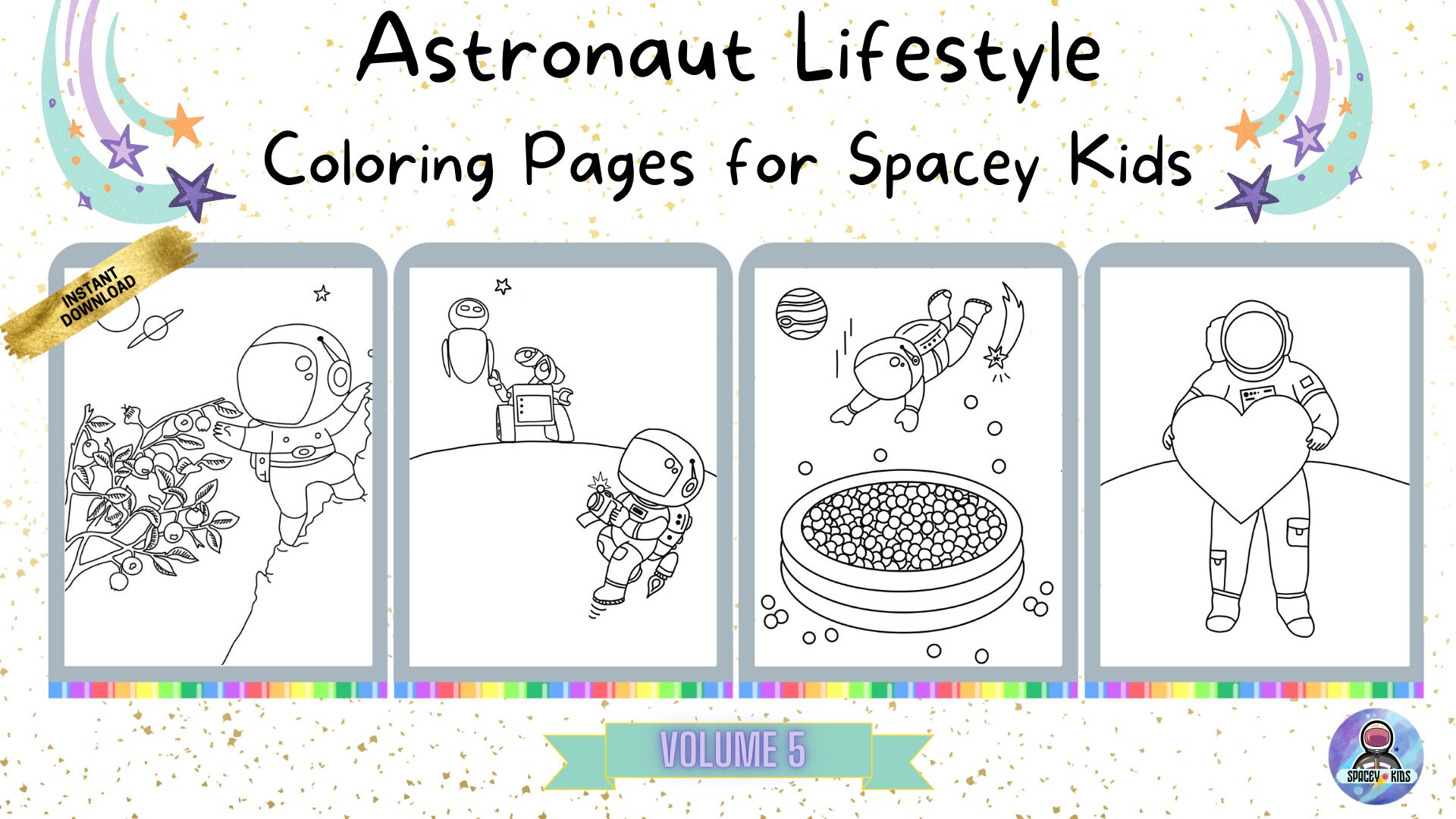 20 Cute Astronaut Space Coloring Sheets Pages for Kids for Kids ...