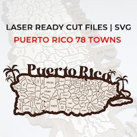 Puerto Rico Outline SVG PNG, Puerto Rico Cursive Vector File, Puerto ...