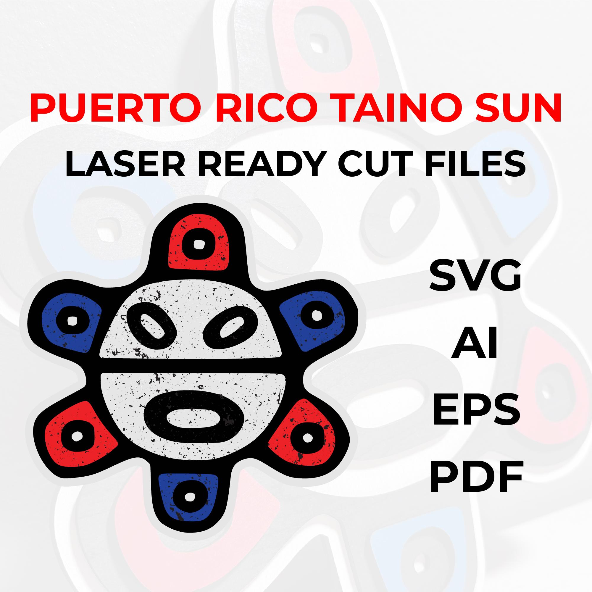 Puerto Rico Taino Sun - Laser Cut Ready - SVG - Etsy