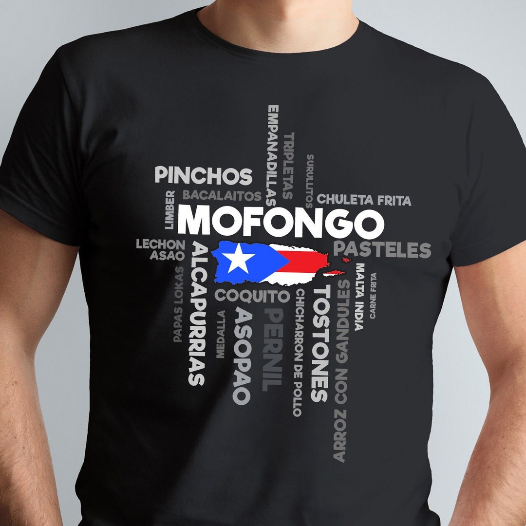 Mofongo Chinchorreo Tshirt Unique Custom Design, Puerto Rico T-shirt - Etsy