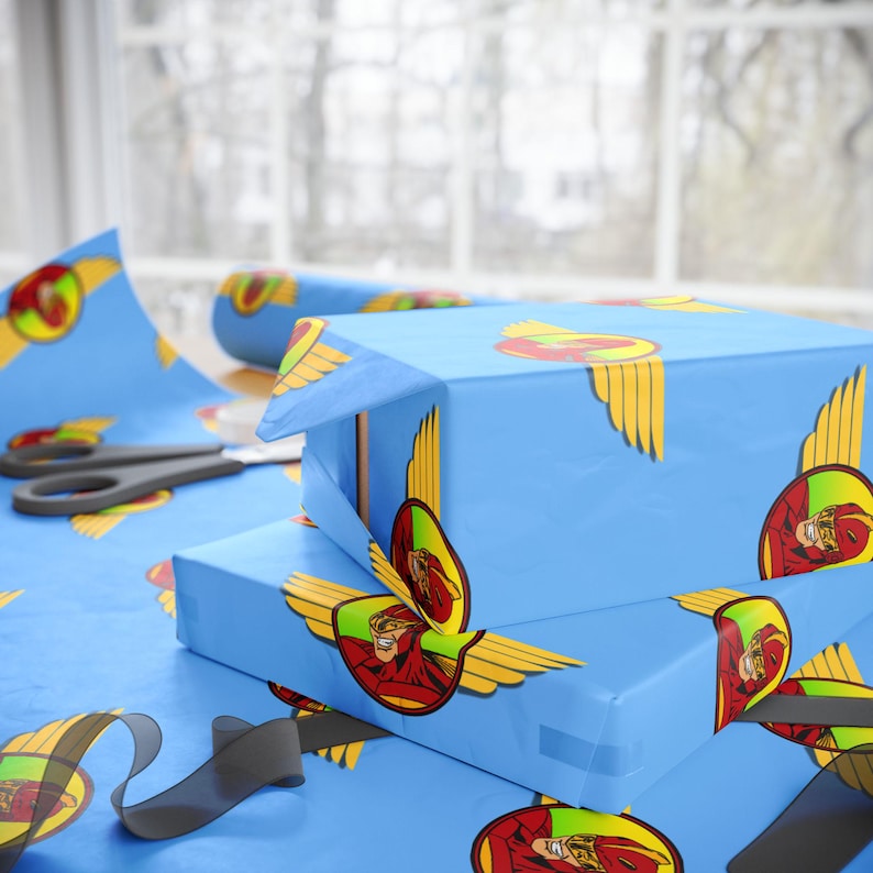Turbo Man Holiday Wrapping Paper – Jingle All the Way Nostalgia - Etsy ...