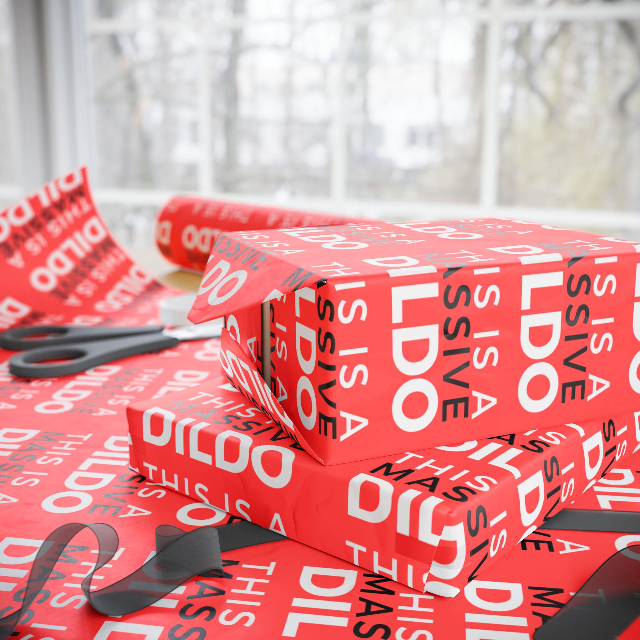 Bold and Humorous Wrapping Paper for Unique Gifts, Birthday, Funny ...