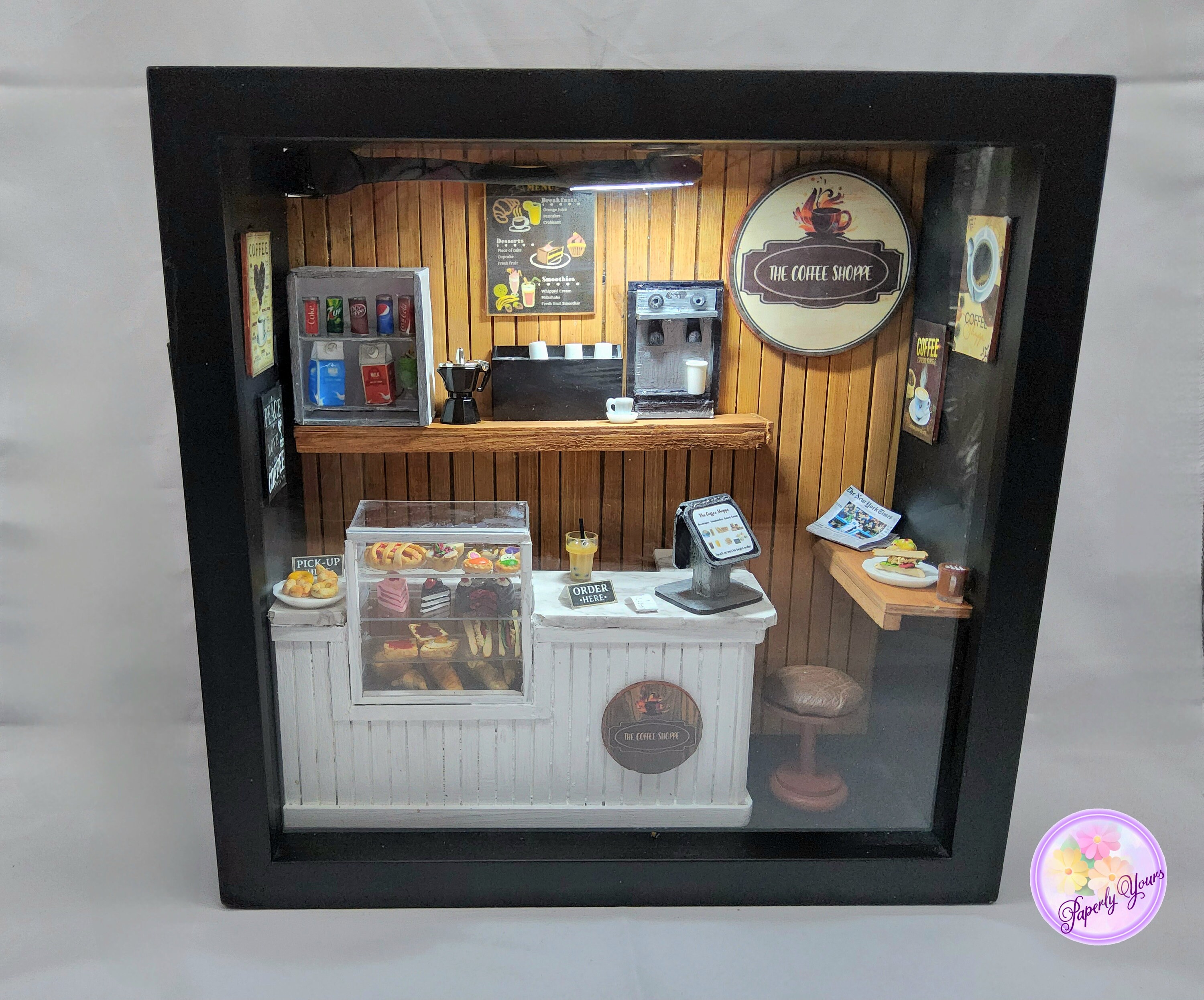 Lighted Miniature Room Box Dioramas. - Etsy