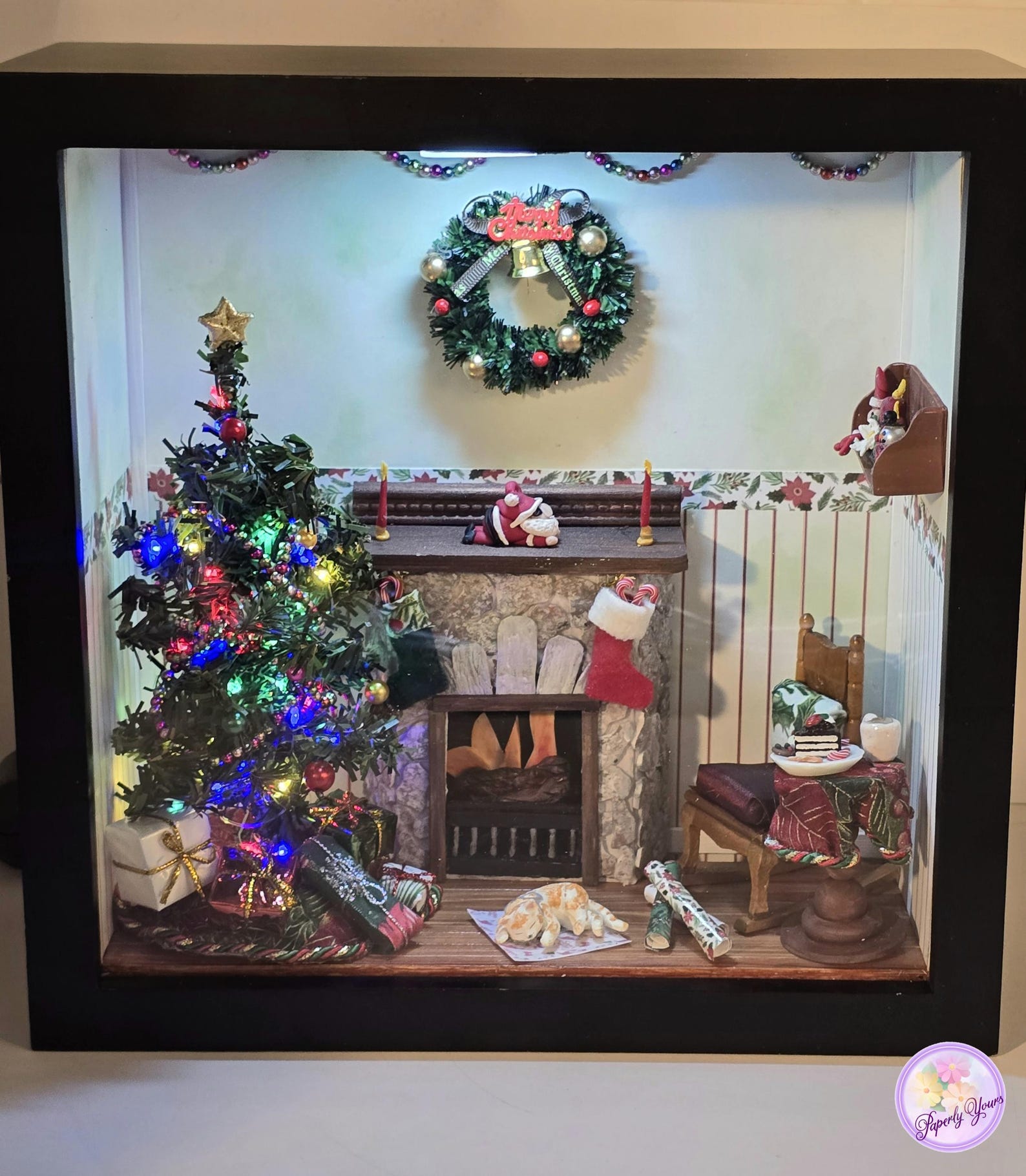 Lighted Miniature Room Box Dioramas. - Etsy