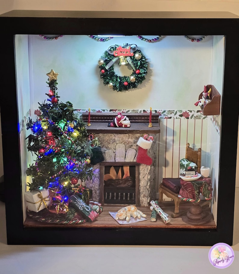Lighted Miniature Room Box Dioramas. - Etsy