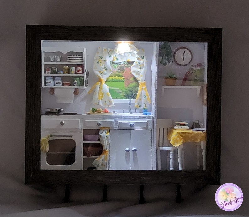 Lighted Miniature Room Box Dioramas. - Etsy