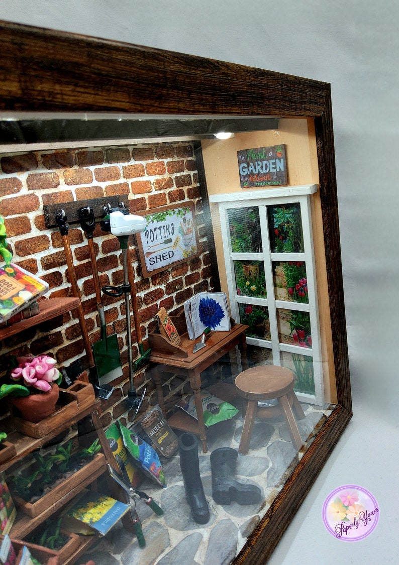 Lighted Miniature Room Box Dioramas. - Etsy