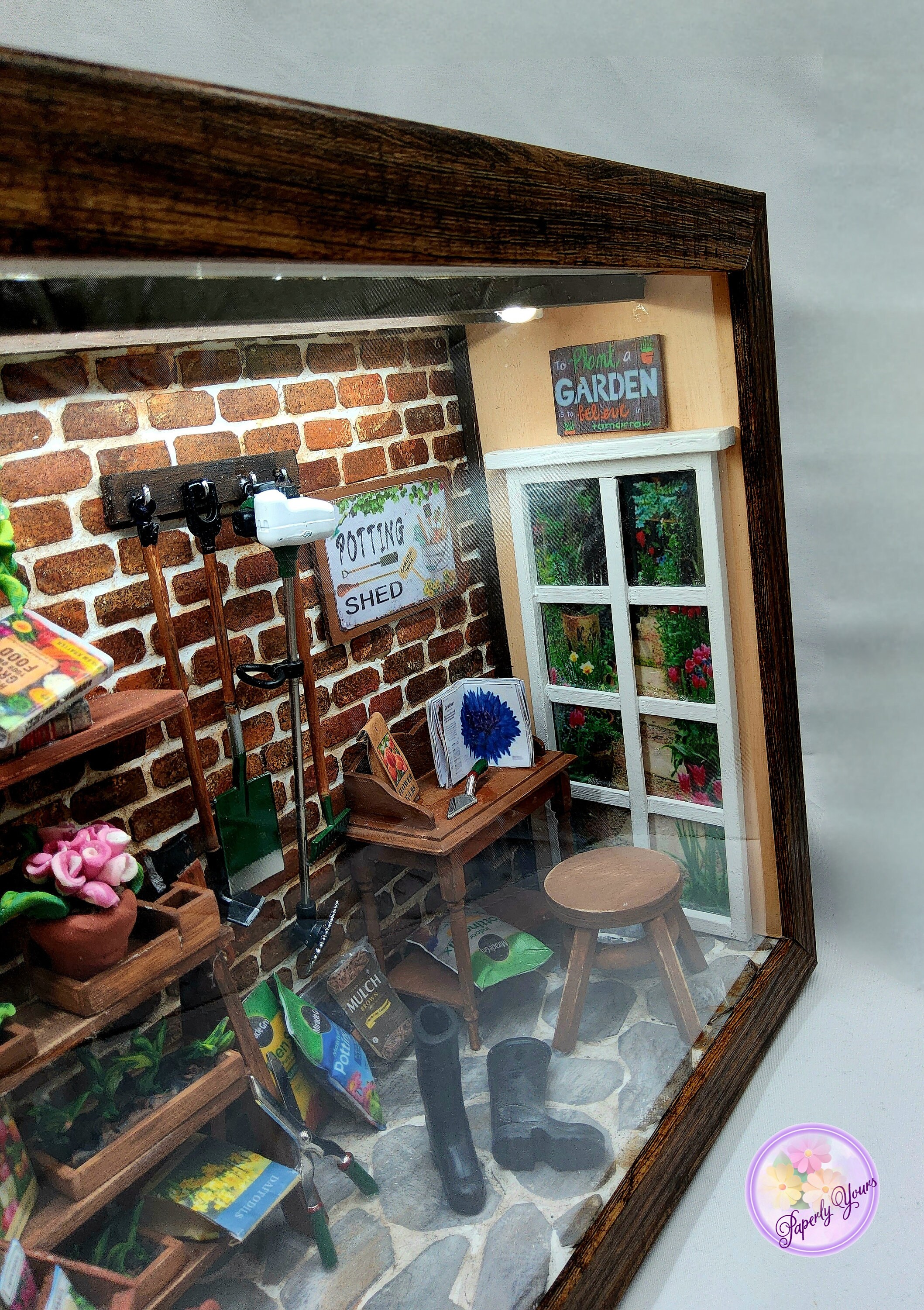 Lighted Miniature Room Box Dioramas. - Etsy