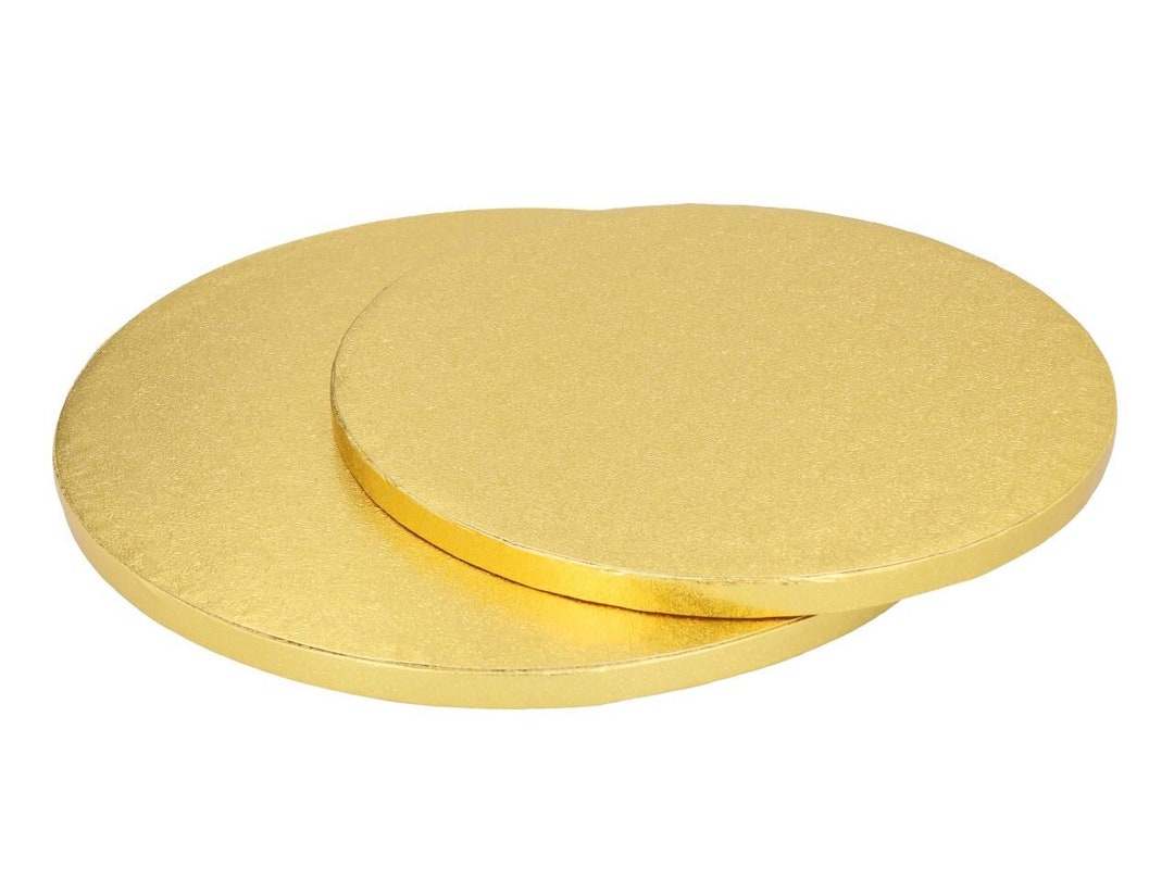 Cake Plate Gold Cake Plate Cake Board Round 25 Cm Cake Cake Base Cake ...