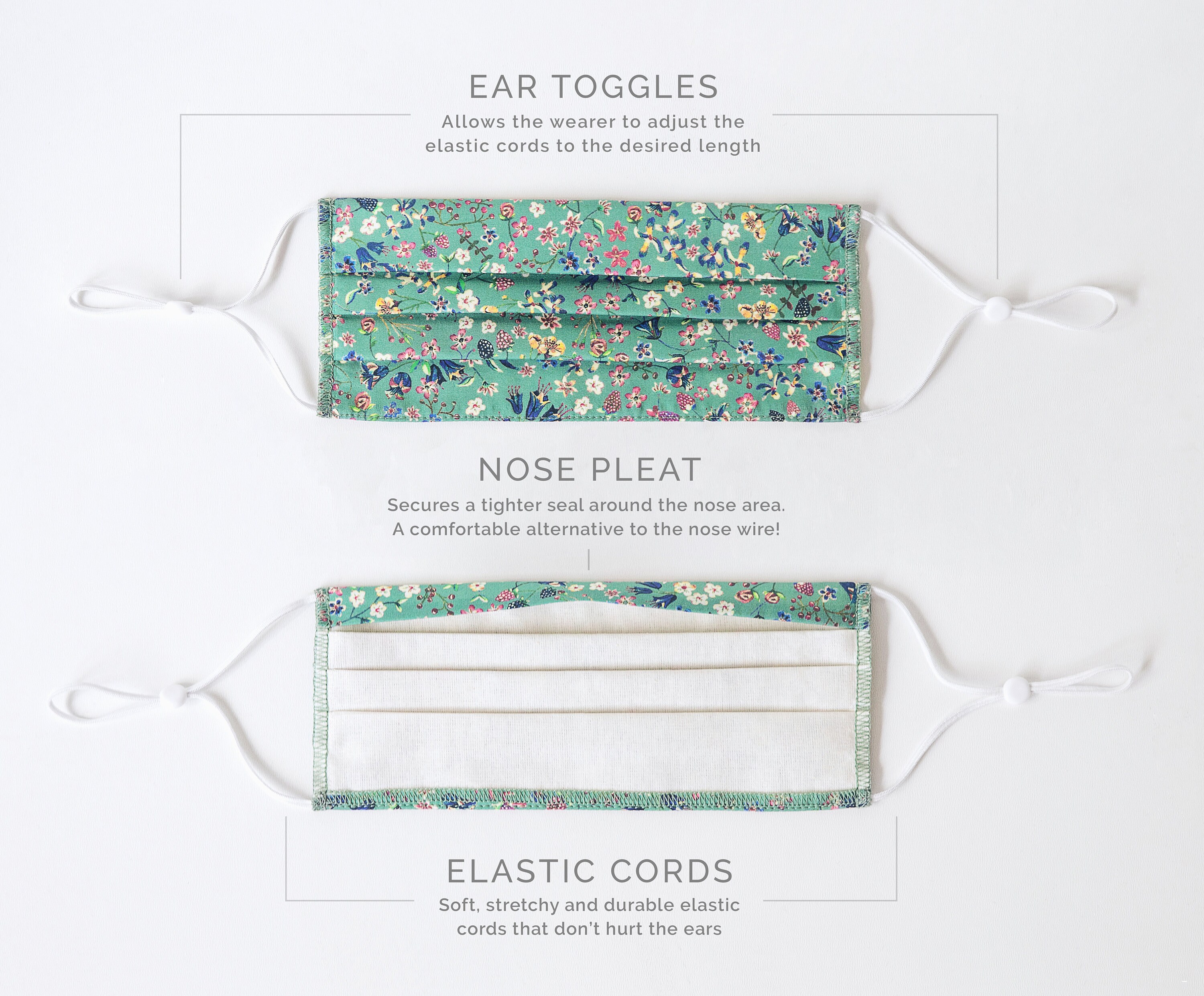 Liberty Face Mask Luxury Face Mask Premium Cotton Double - Etsy