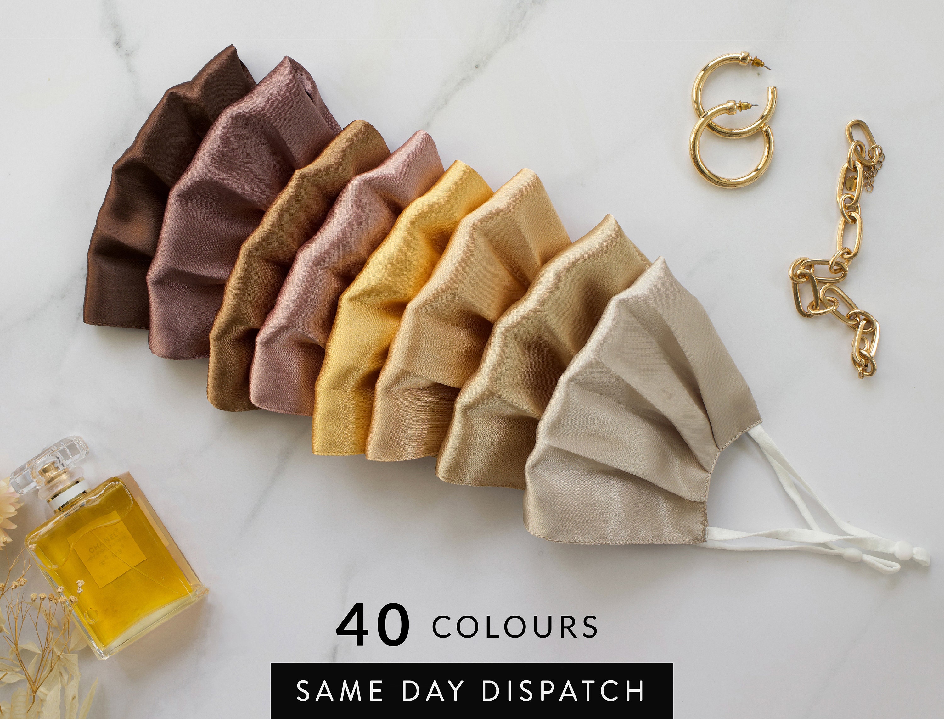 UK MADE Silk Face Mask Same Day Dispatch Ultra Soft Satin - Etsy