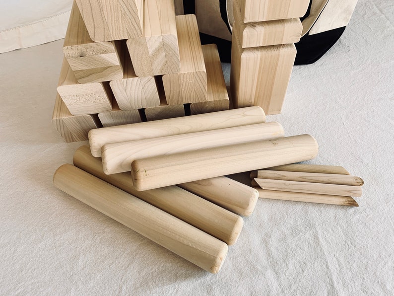 Classic Kubb Game Set - Etsy