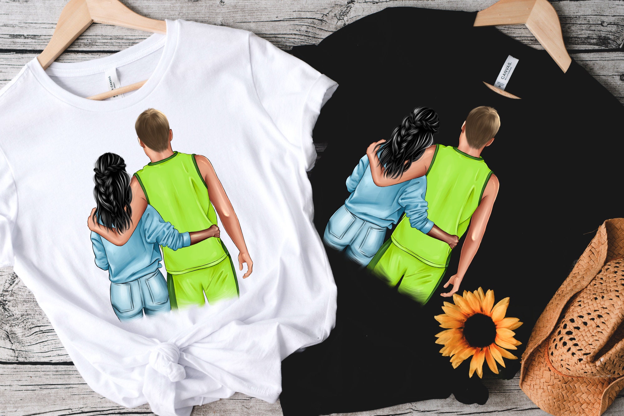 Сouple Clipart Basketball Best Friend Clipart Personalized | Etsy