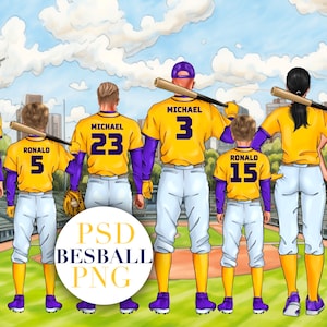 Baseball Family Clipart, Baseball Clipart, Sport Personal Family Clip ...