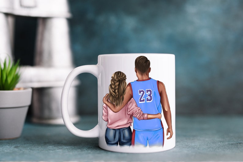Сouple Clipart Basketball Best Friend Clipart Personalized | Etsy