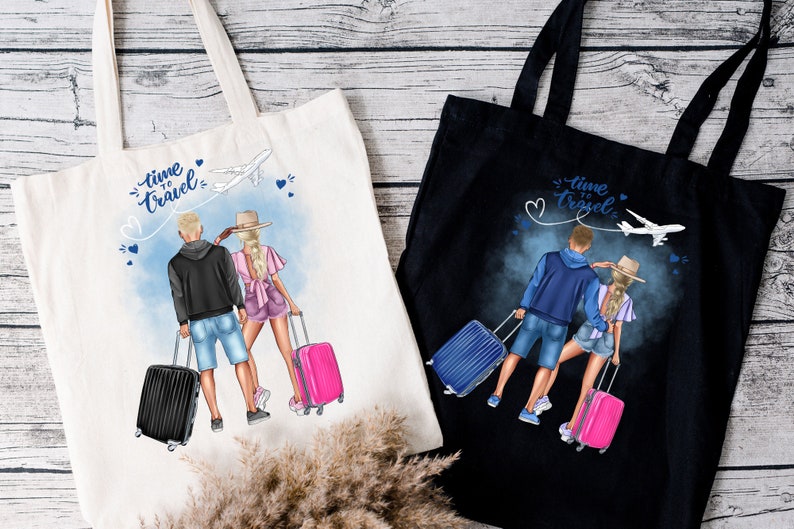 Travel Clipart Road Trip Clip Art Couple Clipart Digital - Etsy