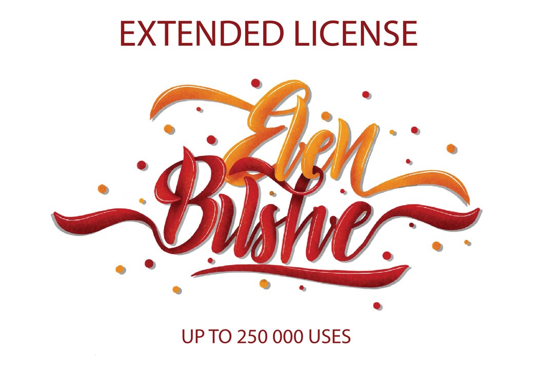 Extended License for All Clip Art From the Elen Bushe Store. - Etsy