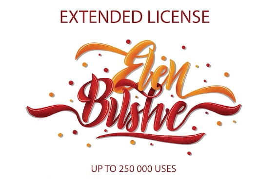 Extended License for All Clip Art From the Elen Bushe Store. - Etsy