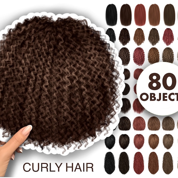 Curly Hair Logo - Etsy UK