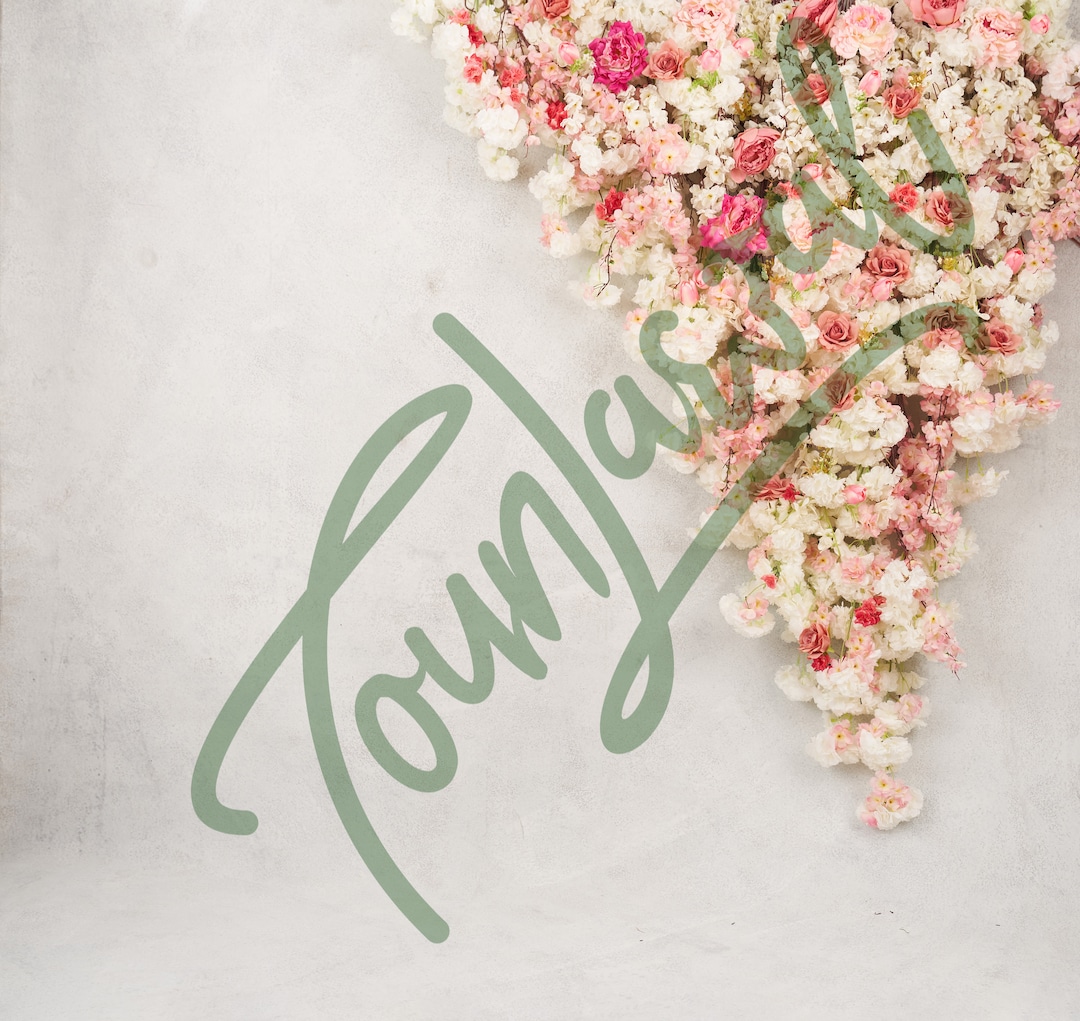 DIGITAL Handcrafted Floral Flower Background Backdrop Photoshoot - Etsy