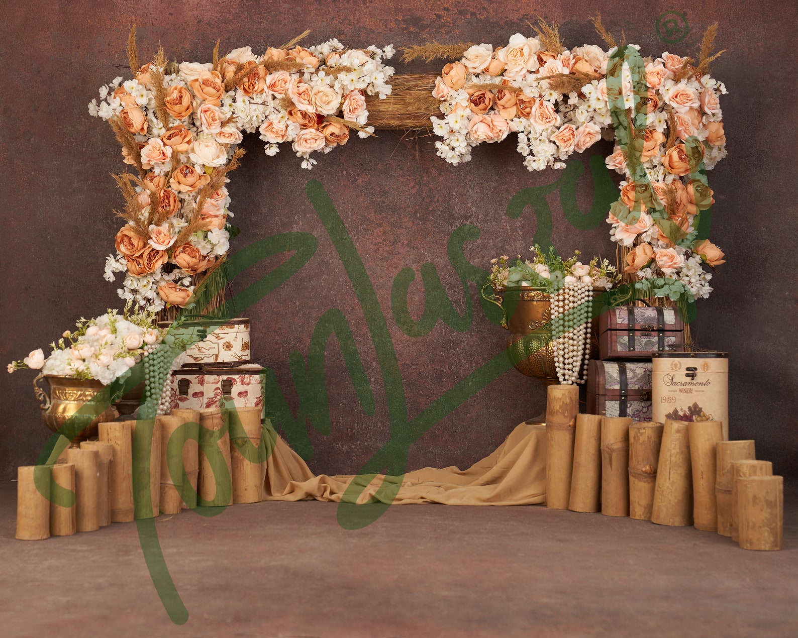 DIGITAL Handcrafted Background for Photoshoot Photography Backgrounds ...