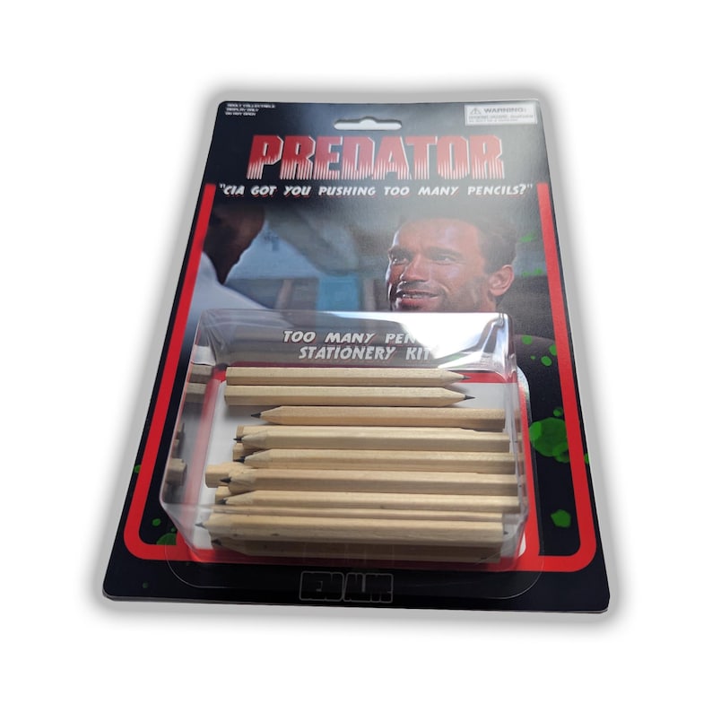 Predator, Too Many Pencils Stationery Kit, Novelty - Etsy