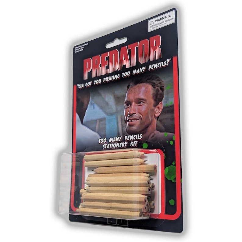 Predator, Too Many Pencils Stationery Kit, Novelty - Etsy